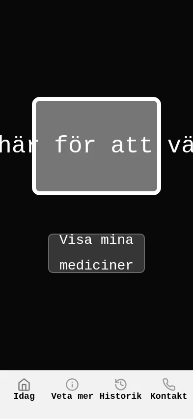SeniorEase Startscreen