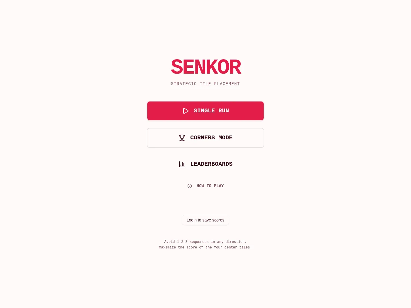 Senkor Puzzle Game