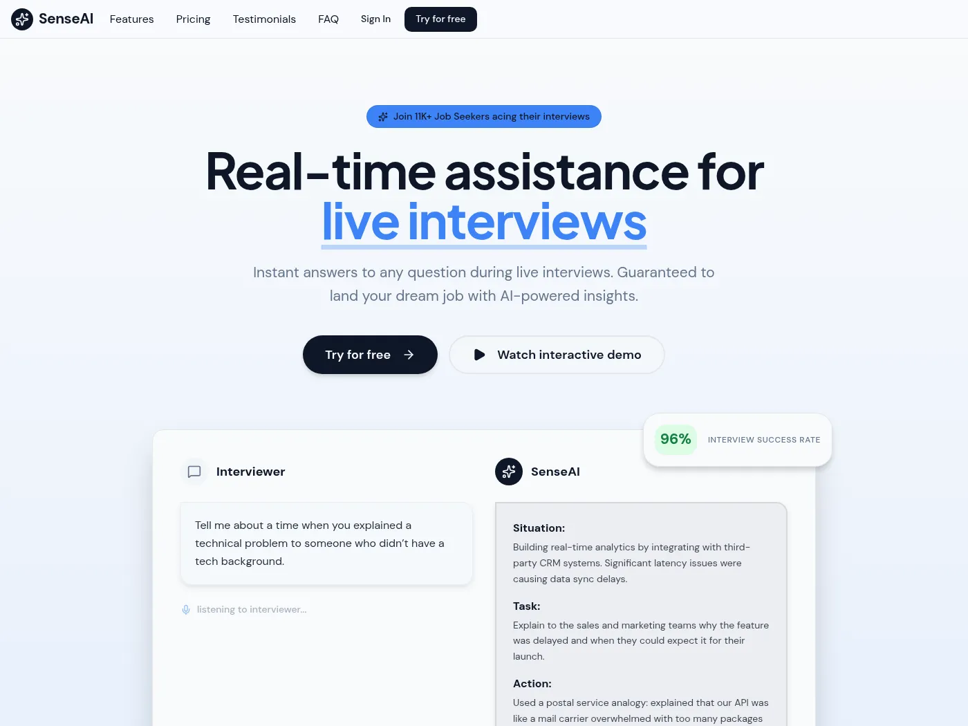 SenseAI Copilot Clone