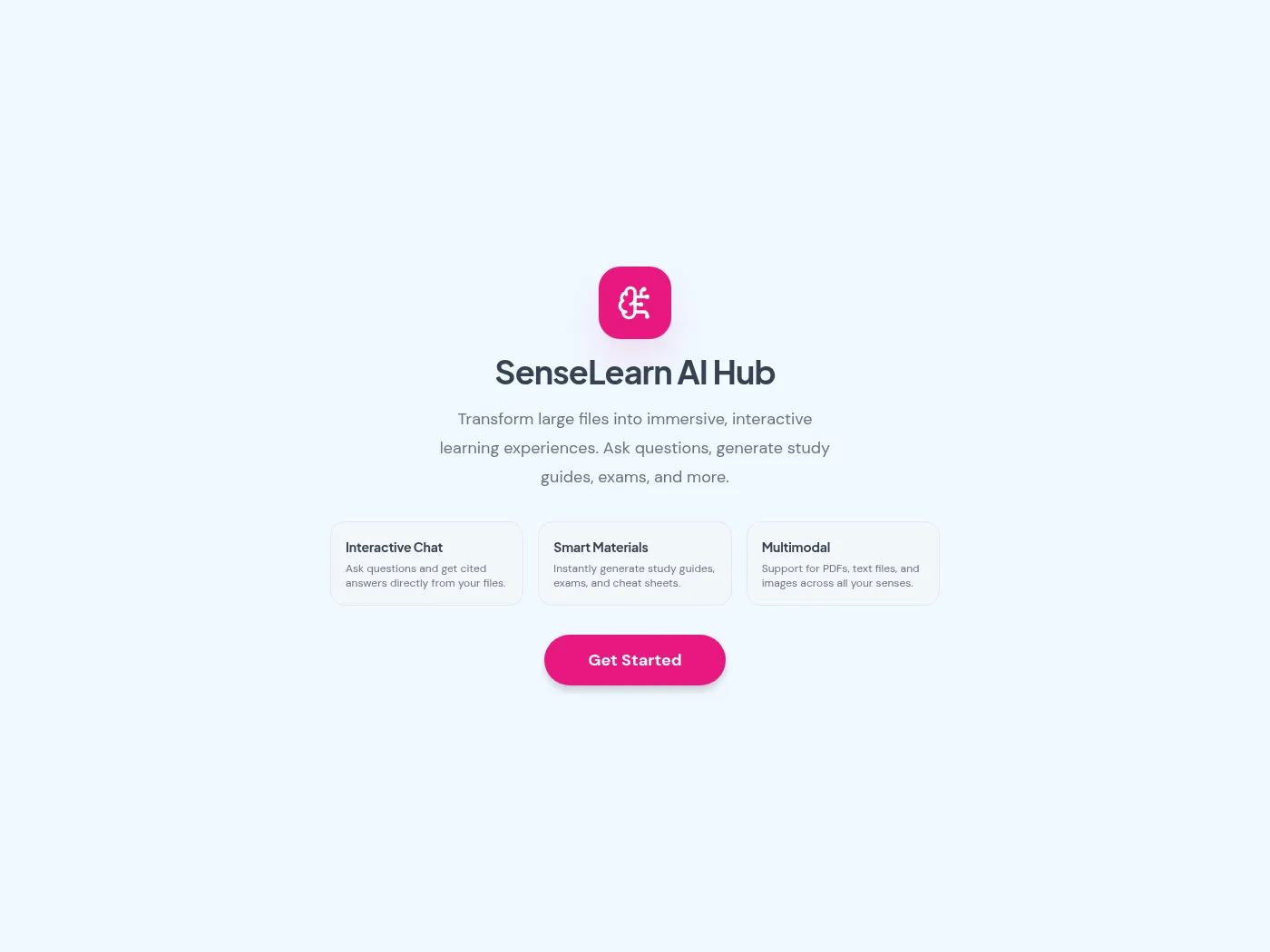 SenseLearn AI Hub