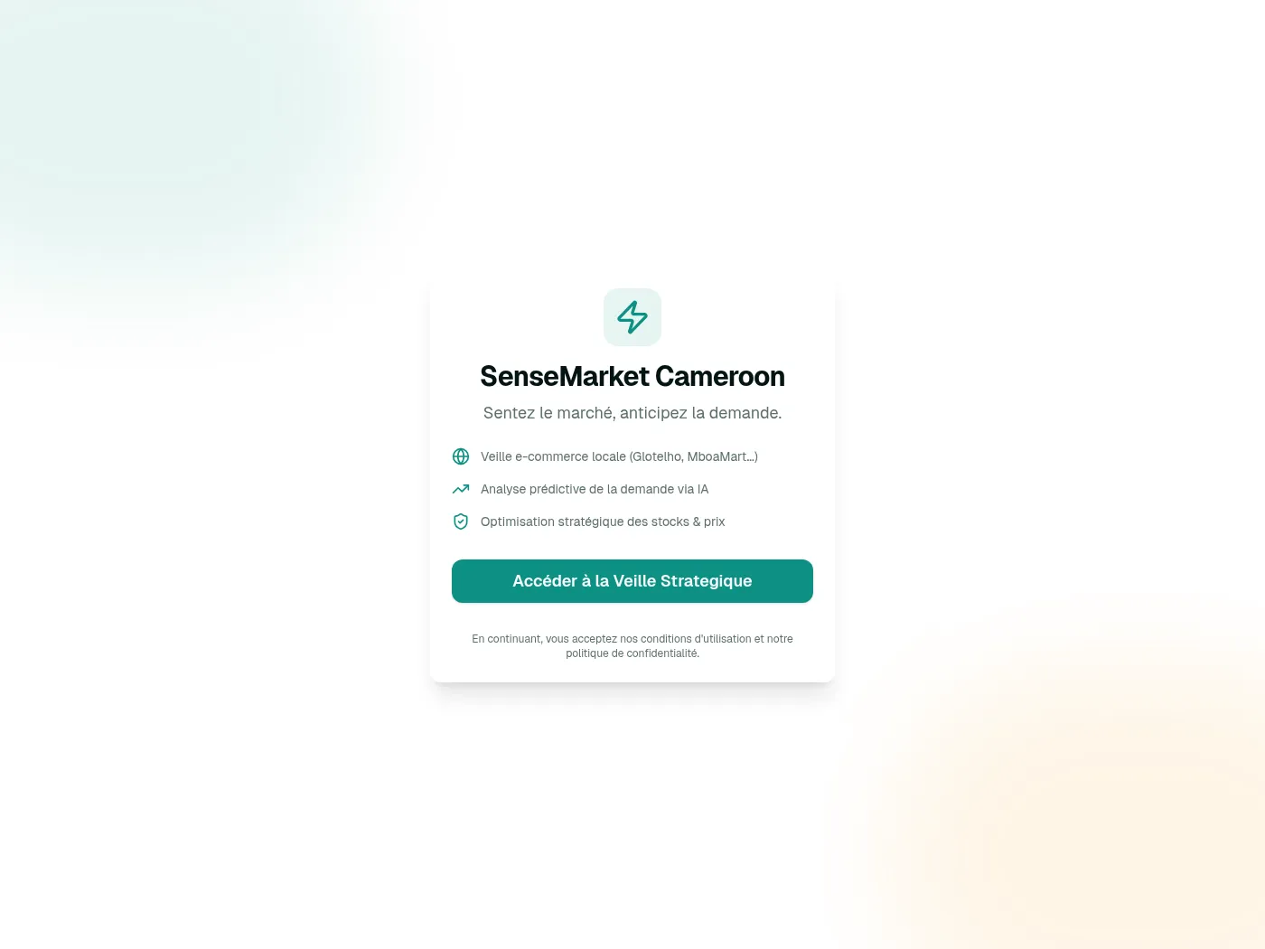 SenseMarket Cameroon