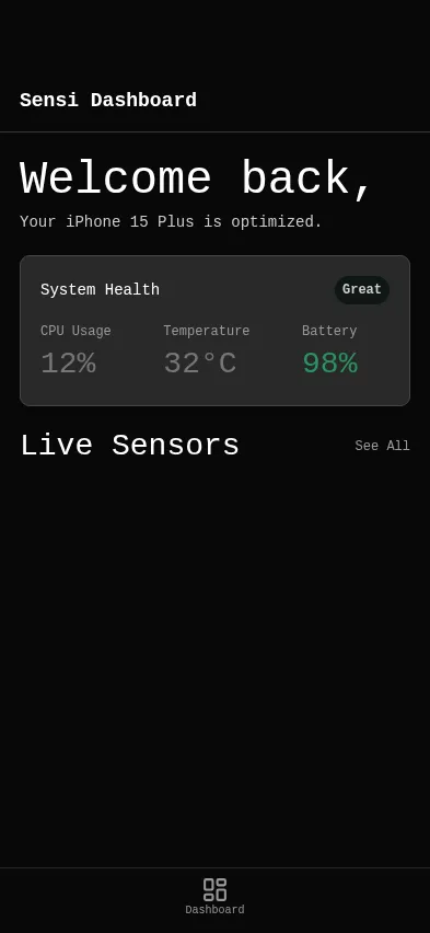 Sensi for iPhone