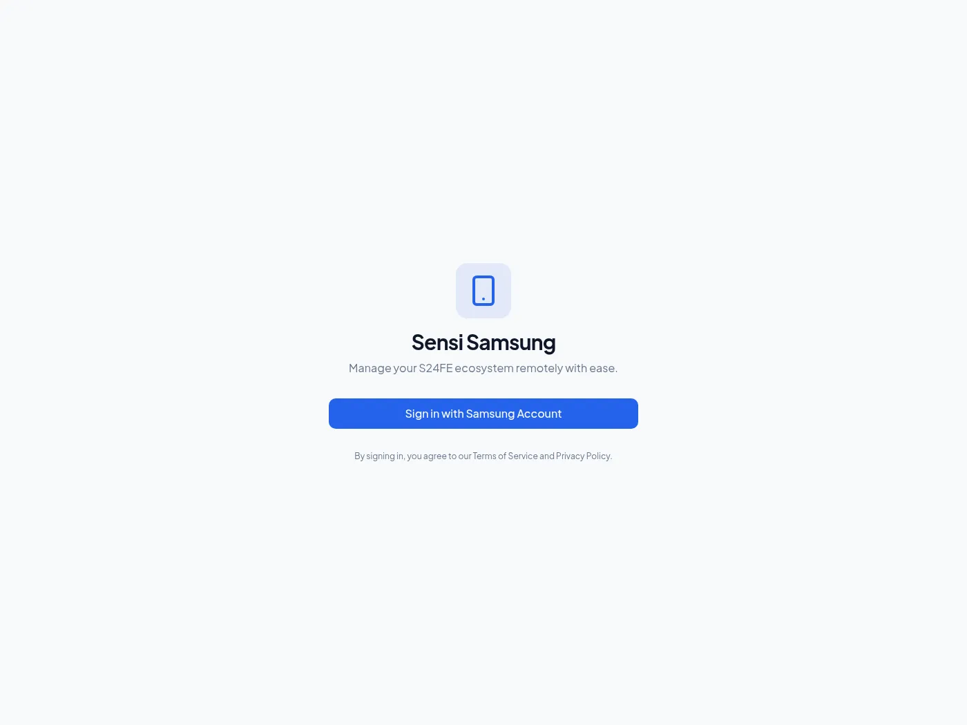 Sensi Controller for S24FE