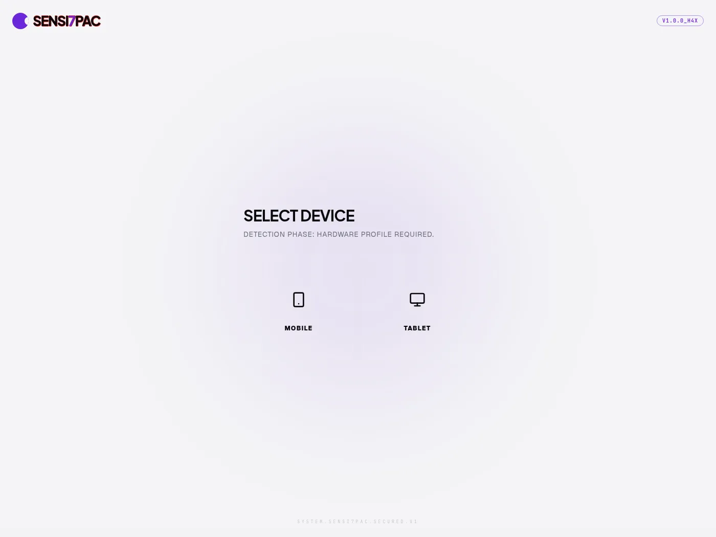SENSI7PAC Sensitivity Finder