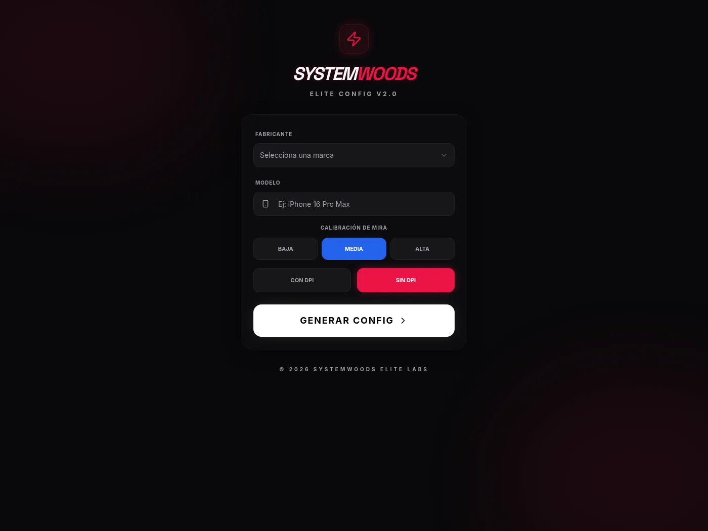 Sensibilidad Pro Generator