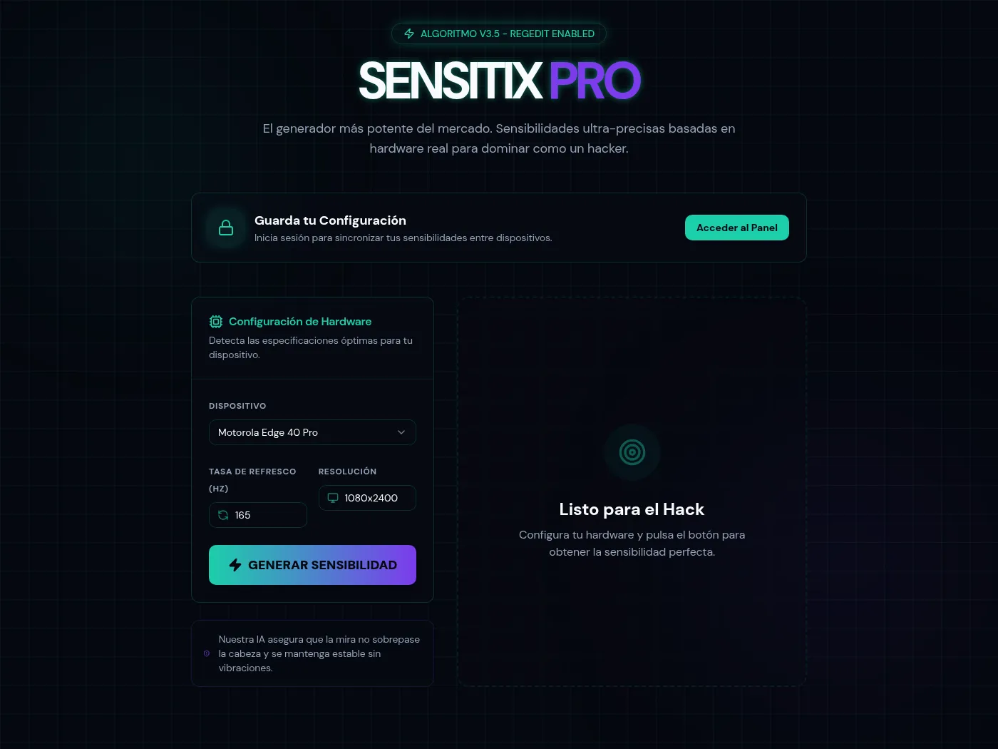 SensitiX Pro Generator