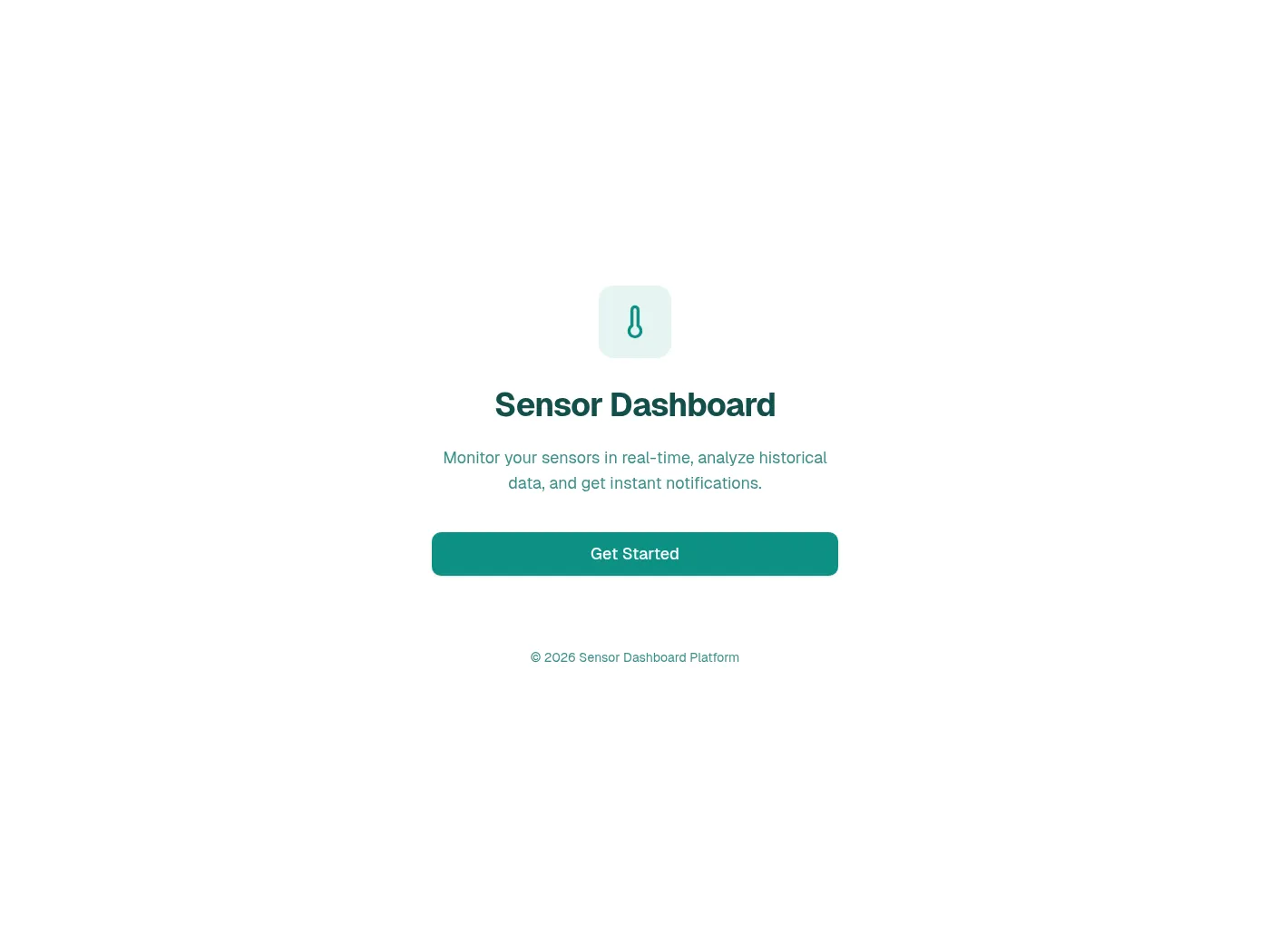 Sensor Data Dashboard