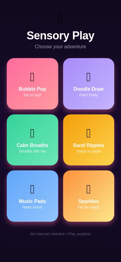 Sensory Play App