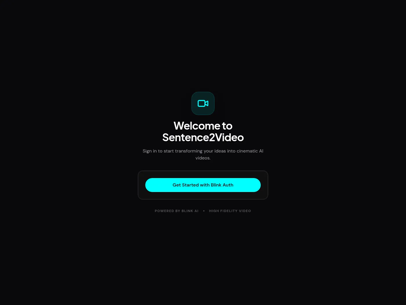Sentence2Video