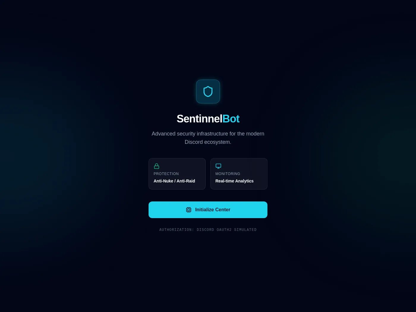 SentinnelBot Control Center