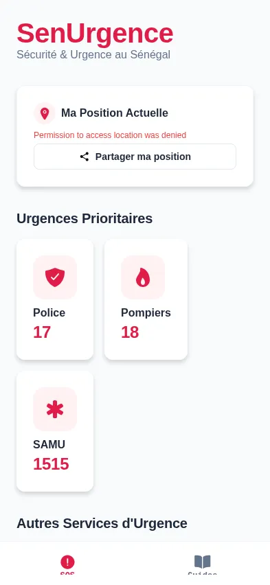 SenUrgence App