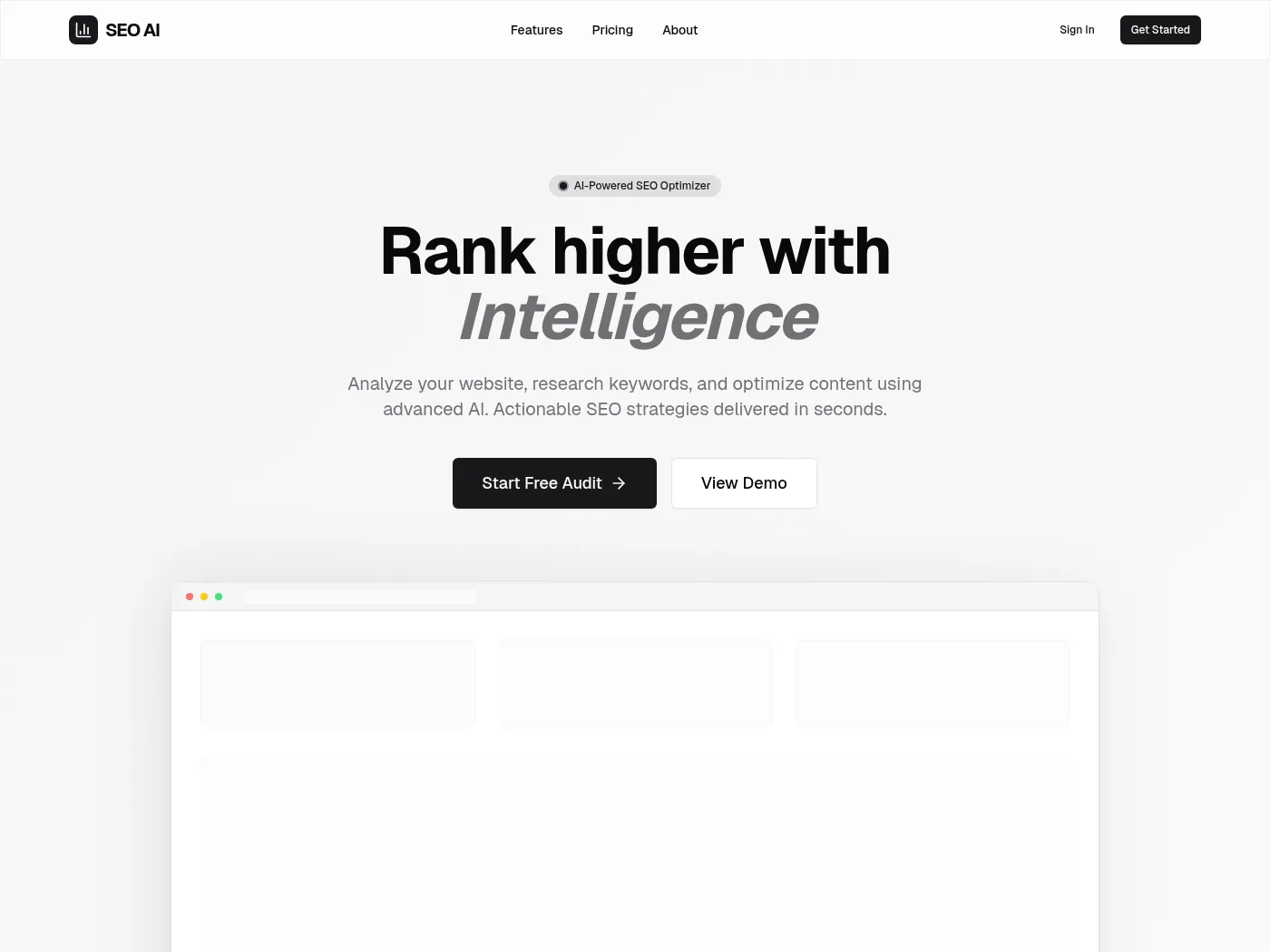 SEO Optimizer AI Tool