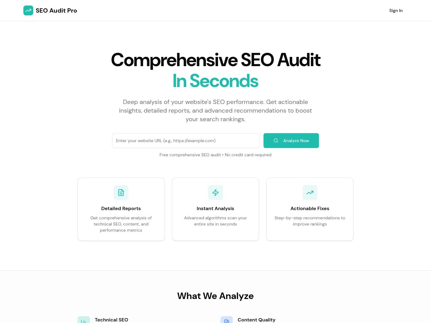 SEO Audit Pro