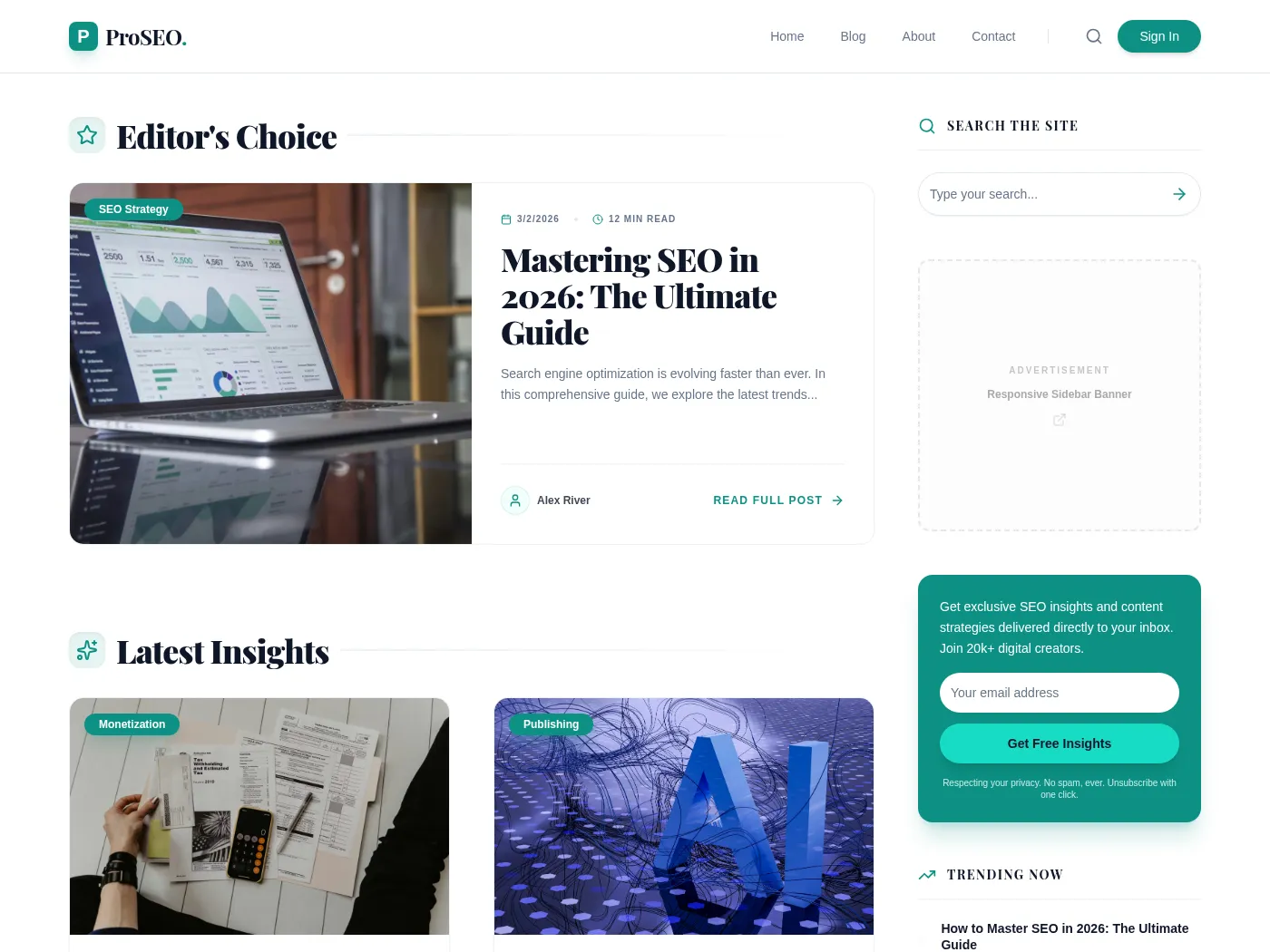 ProSEO Blog Site