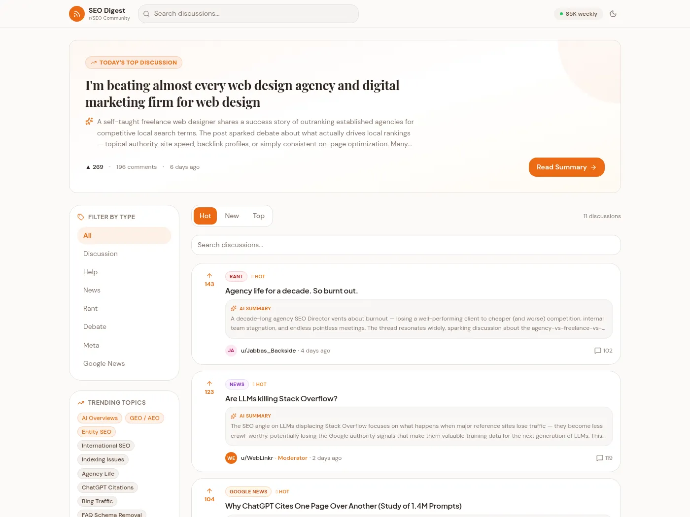 SEO Community Digest