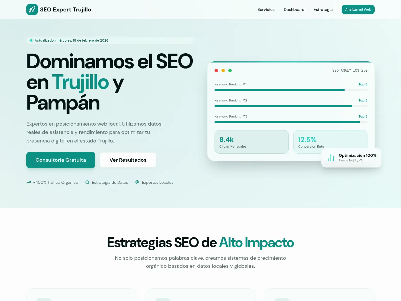 SEO Expert Landing Page