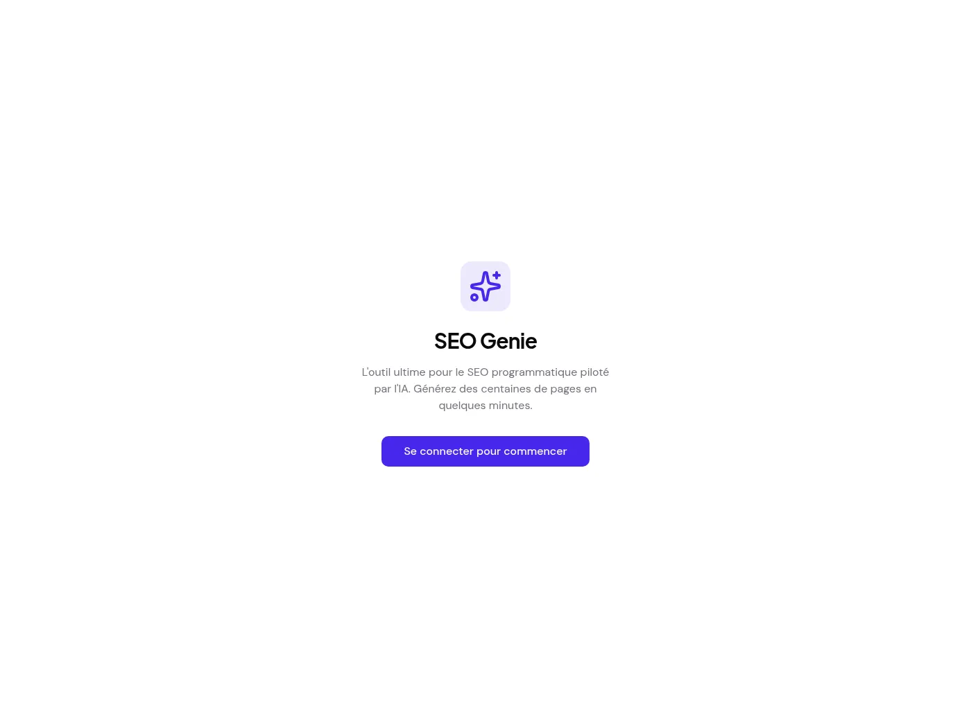 SEO Genie Platform