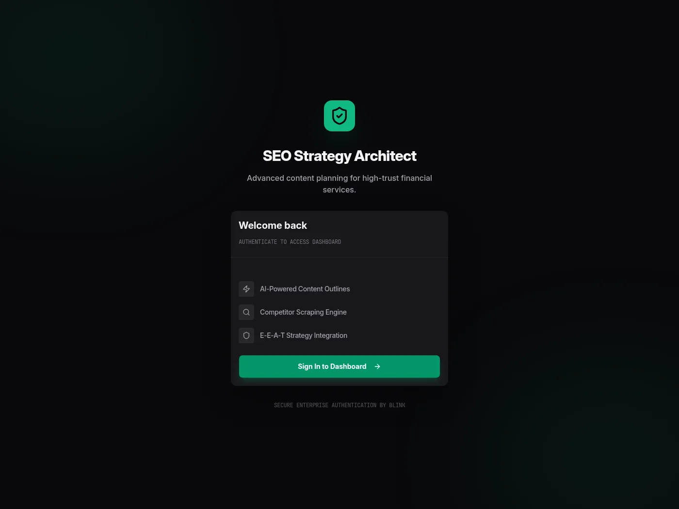 SEO Strategy Architect