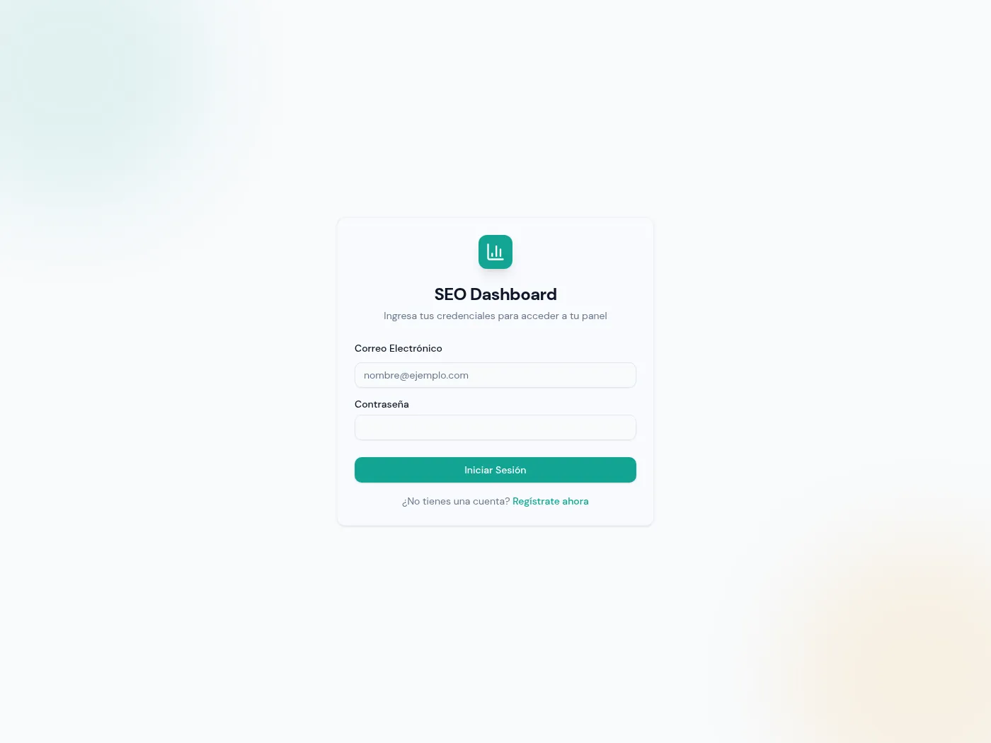 SEO Web Dashboard