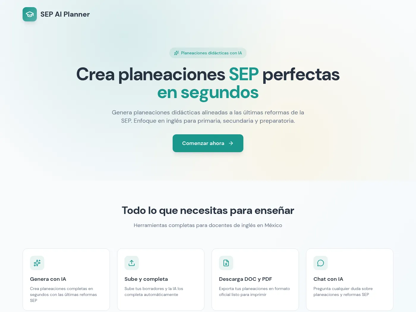 SEP AI Lesson Planner