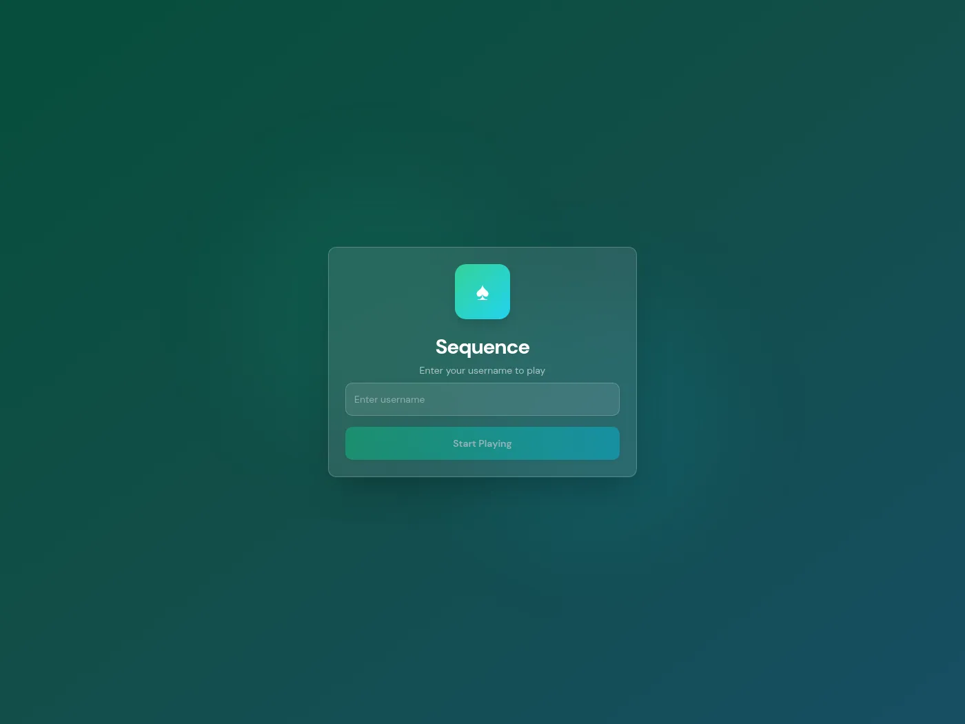 Sequence Card Game Online