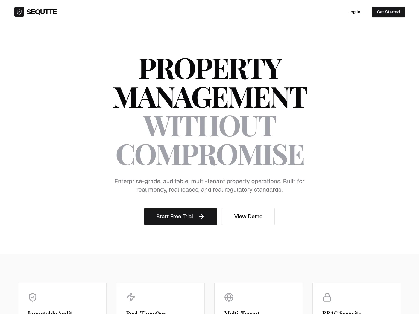 Sequtte Property SaaS