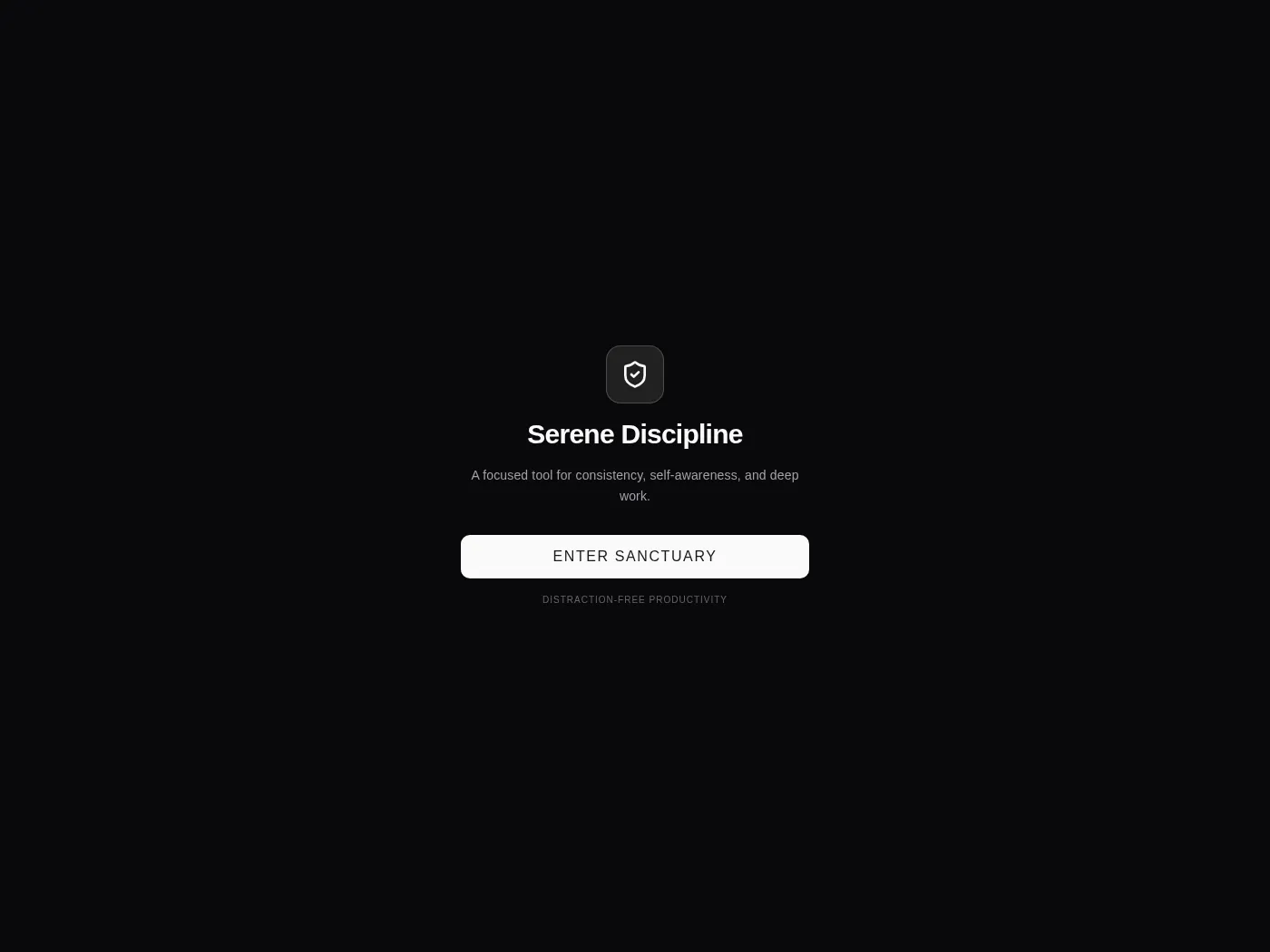 Serene Discipline