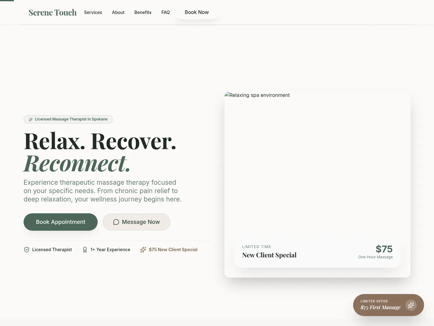 Serene Touch Spa Site