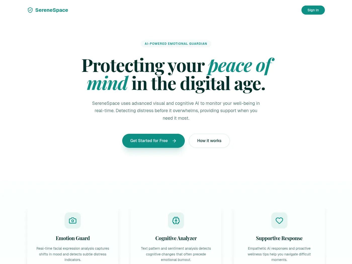 SereneSpace AI Guard