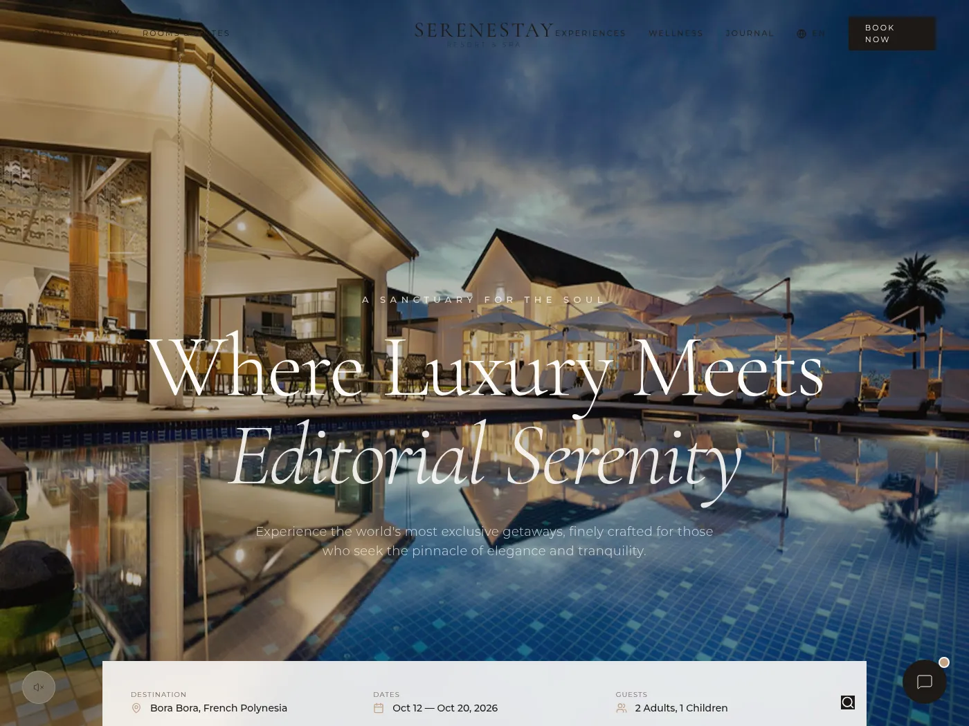 SereneStay Luxury Landing