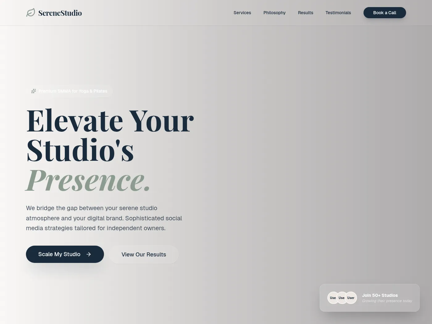 SereneStudio Web Design