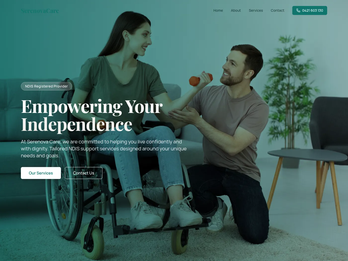 Serenova Care Website