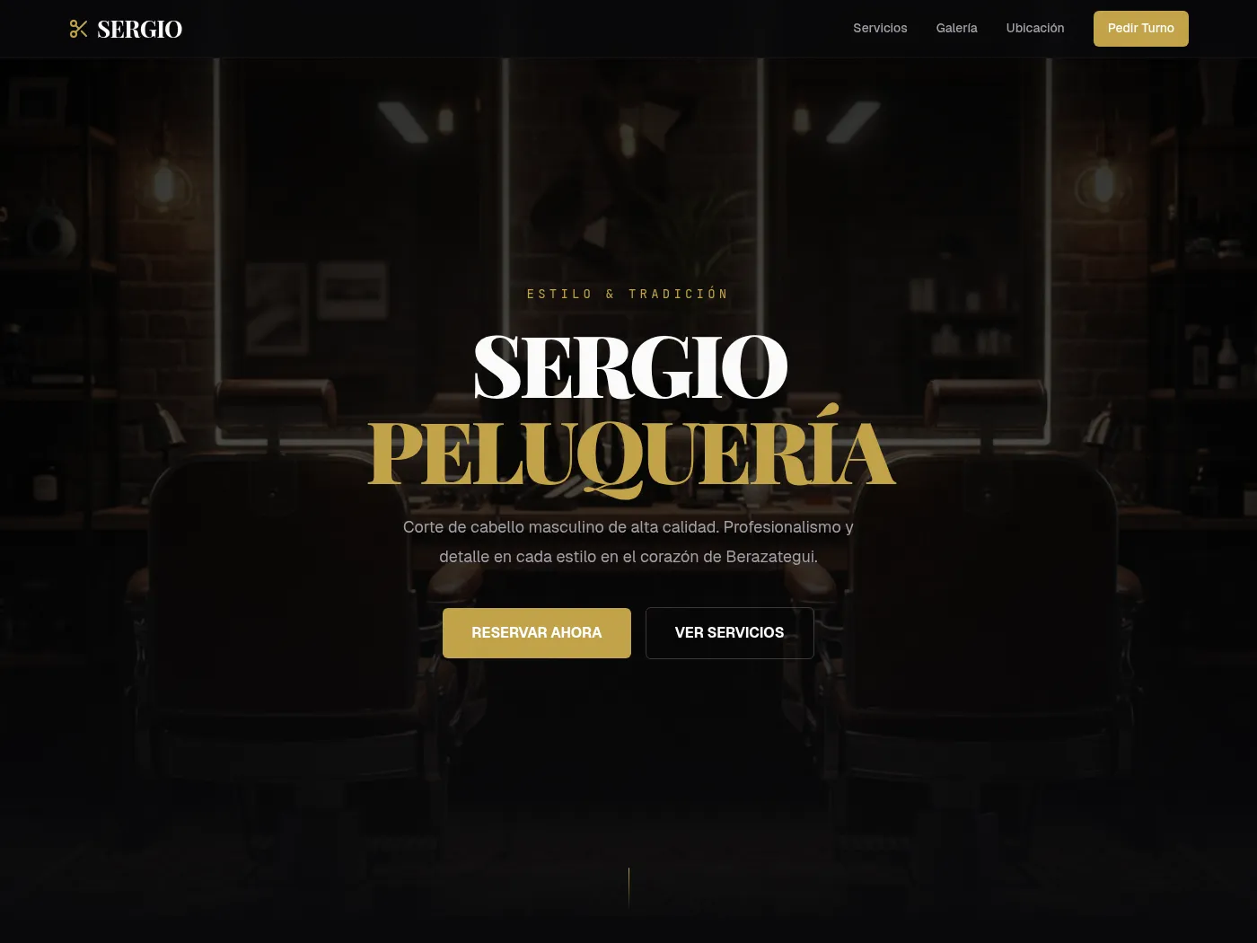 Sergio Barber Promo Page