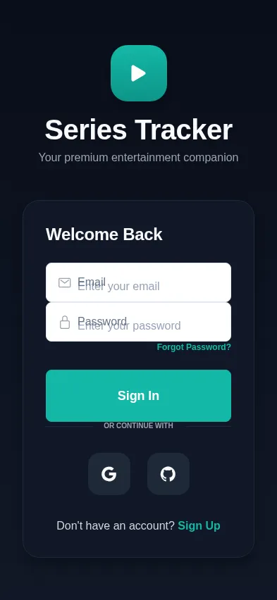 Series Tracker Mobile