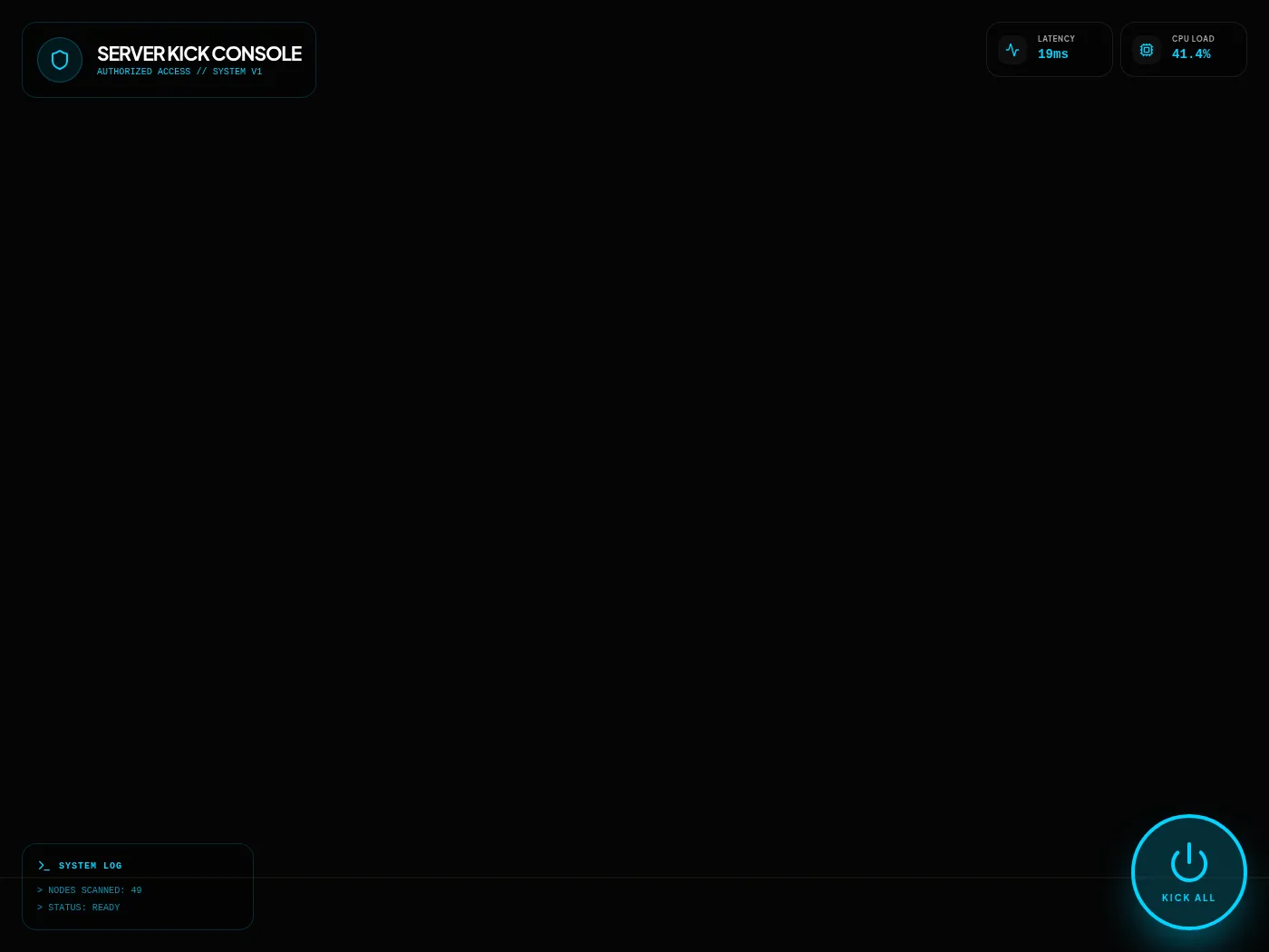 Server Kick Console