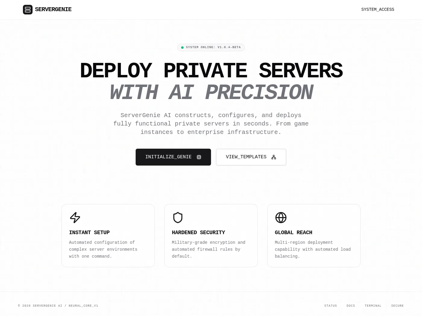 ServerGenie AI
