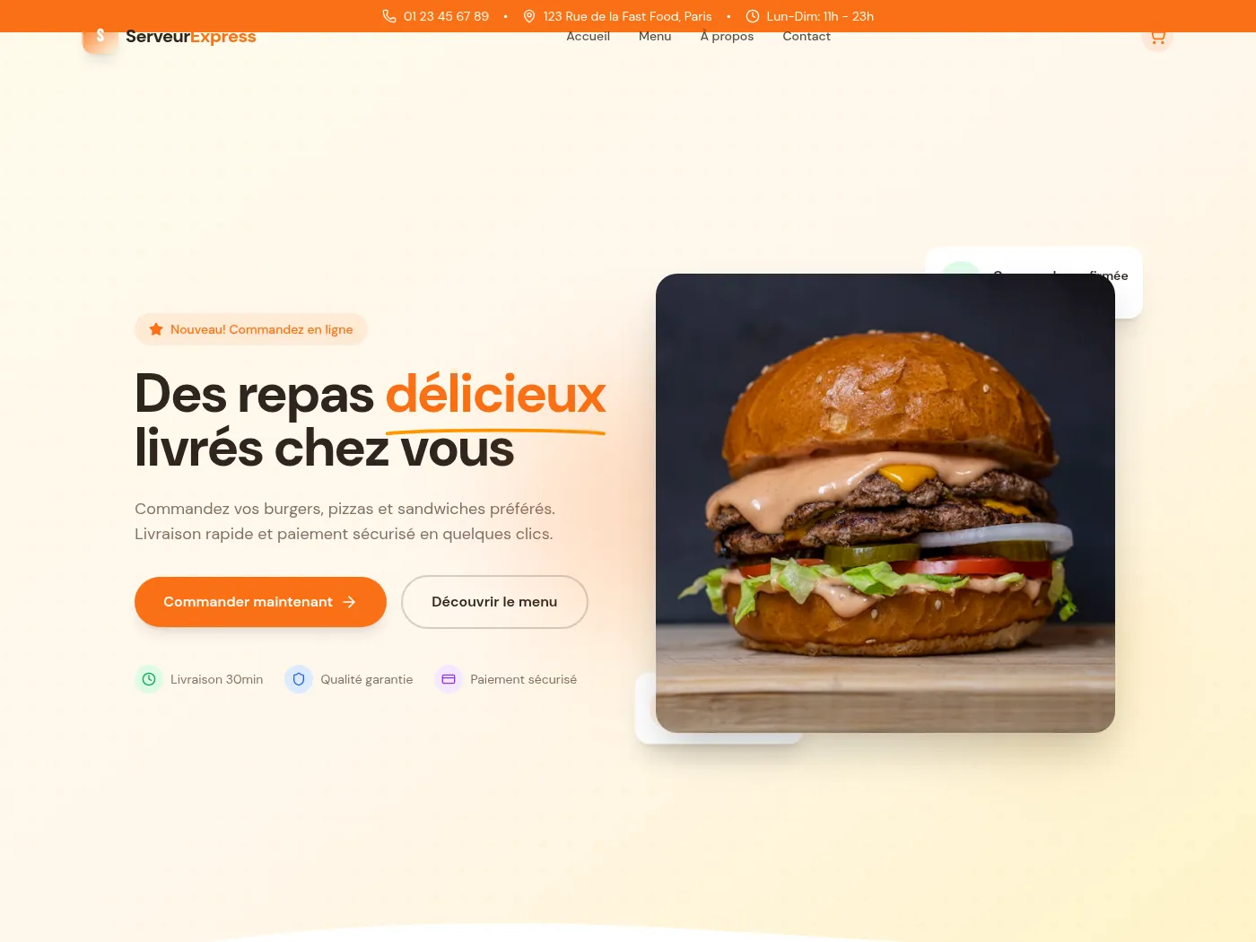 Serveur Express Resto