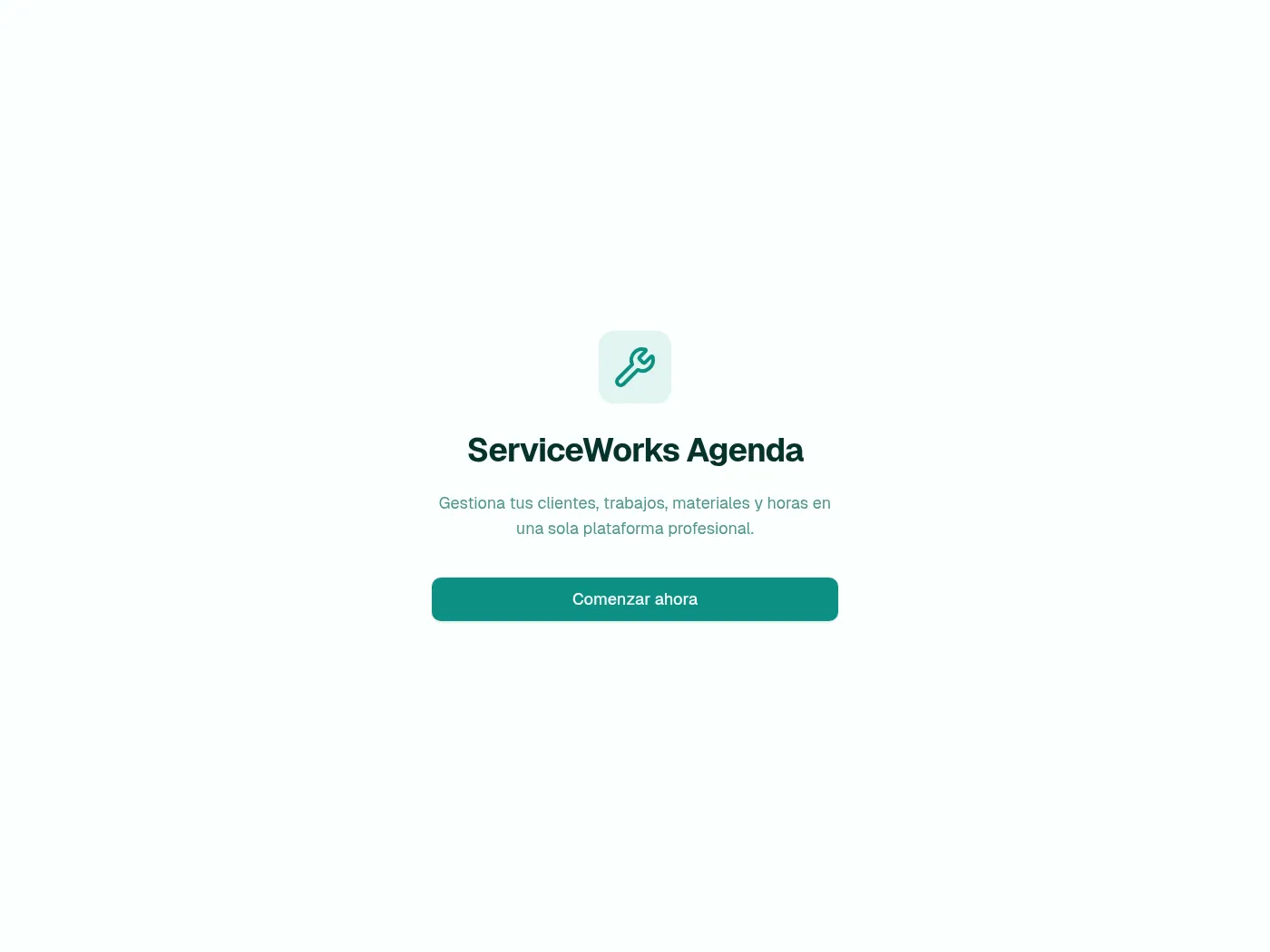 ServiceWorks Agenda