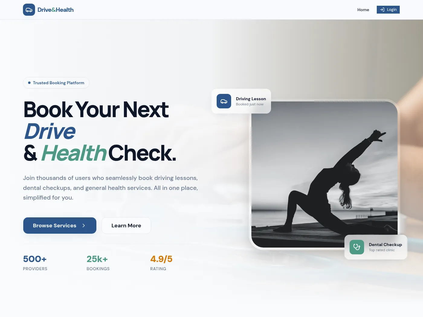 Drive & Health Bookings