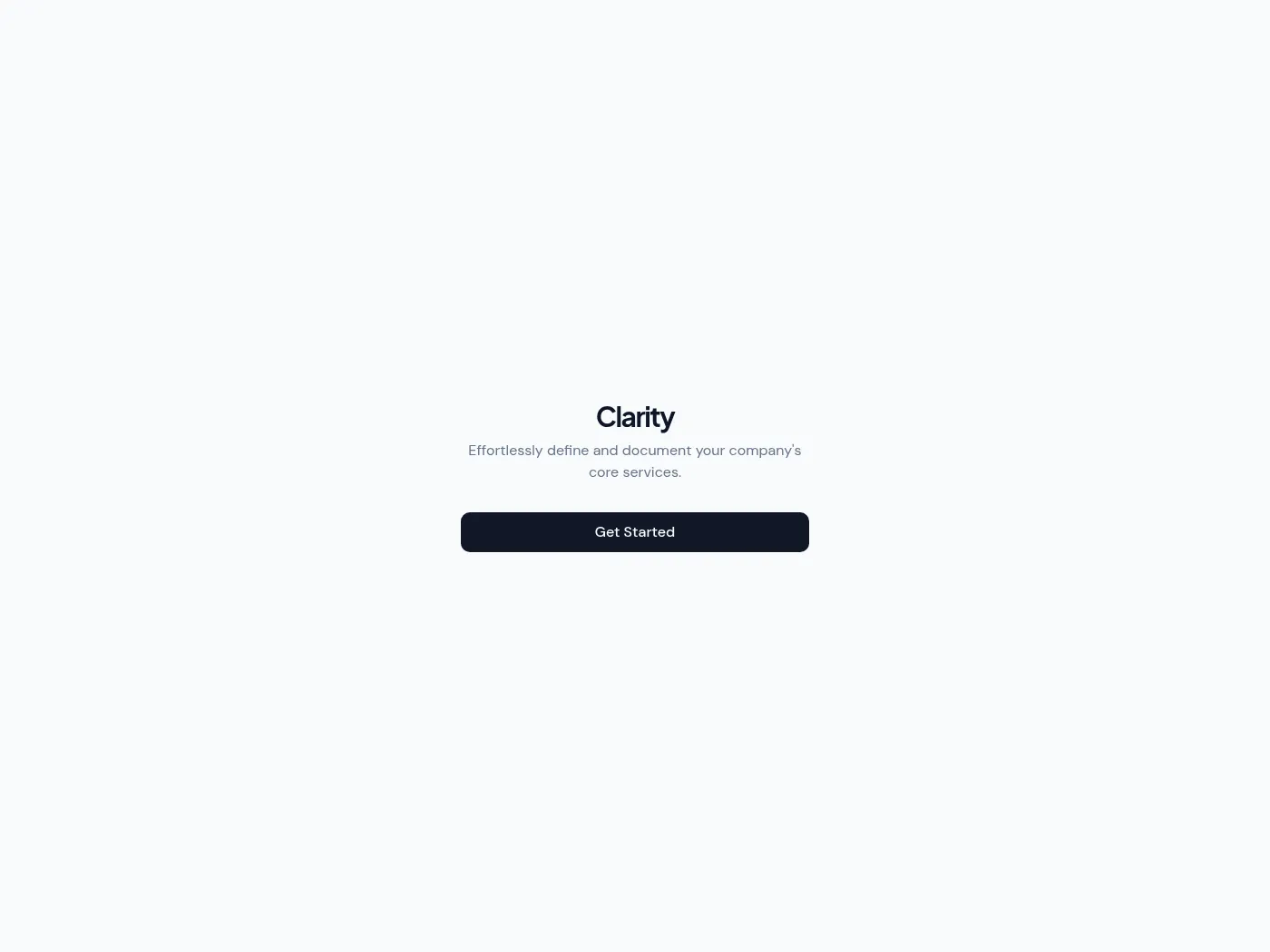 Clarity Service Builder