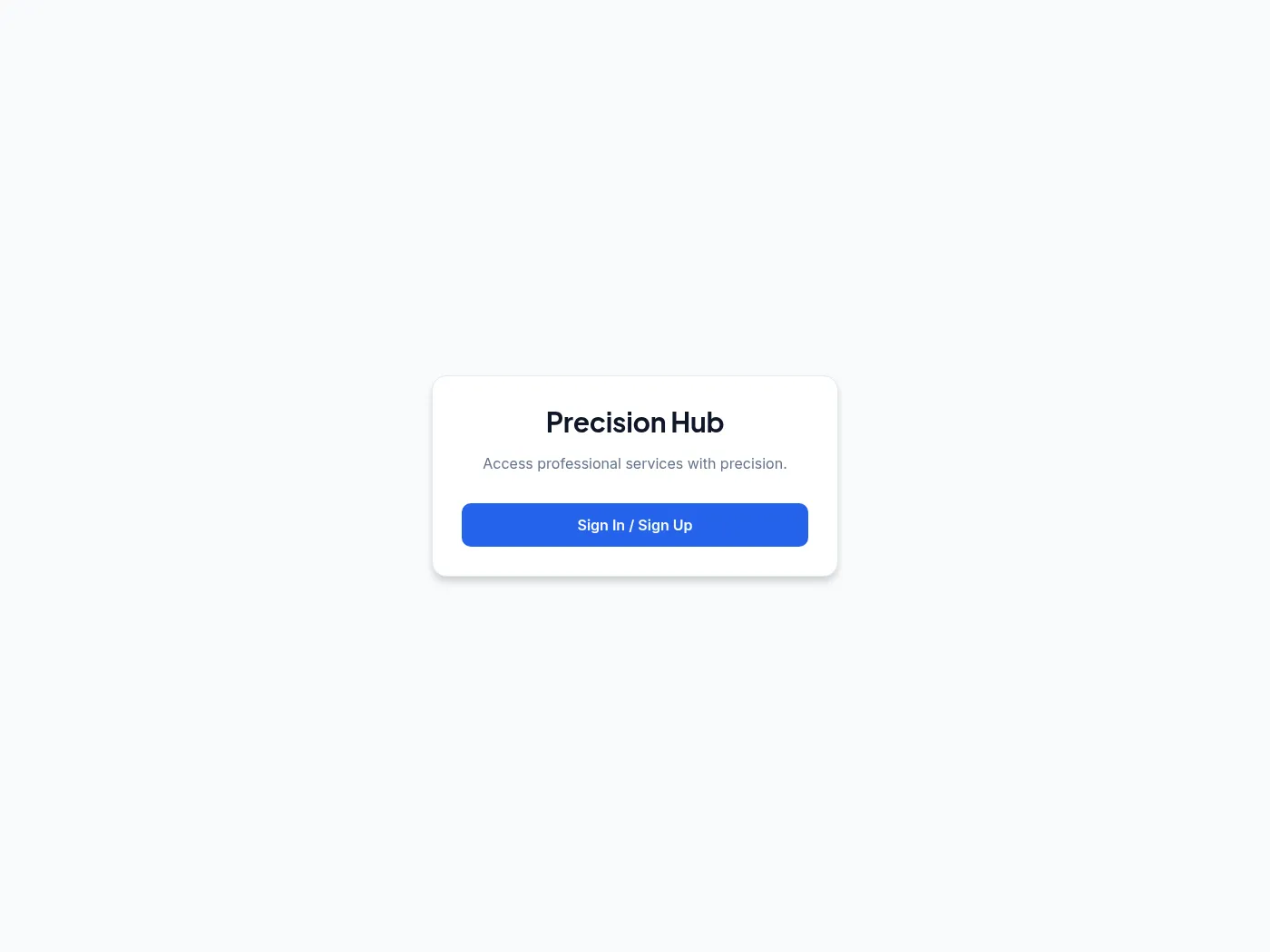 Service Precision Hub
