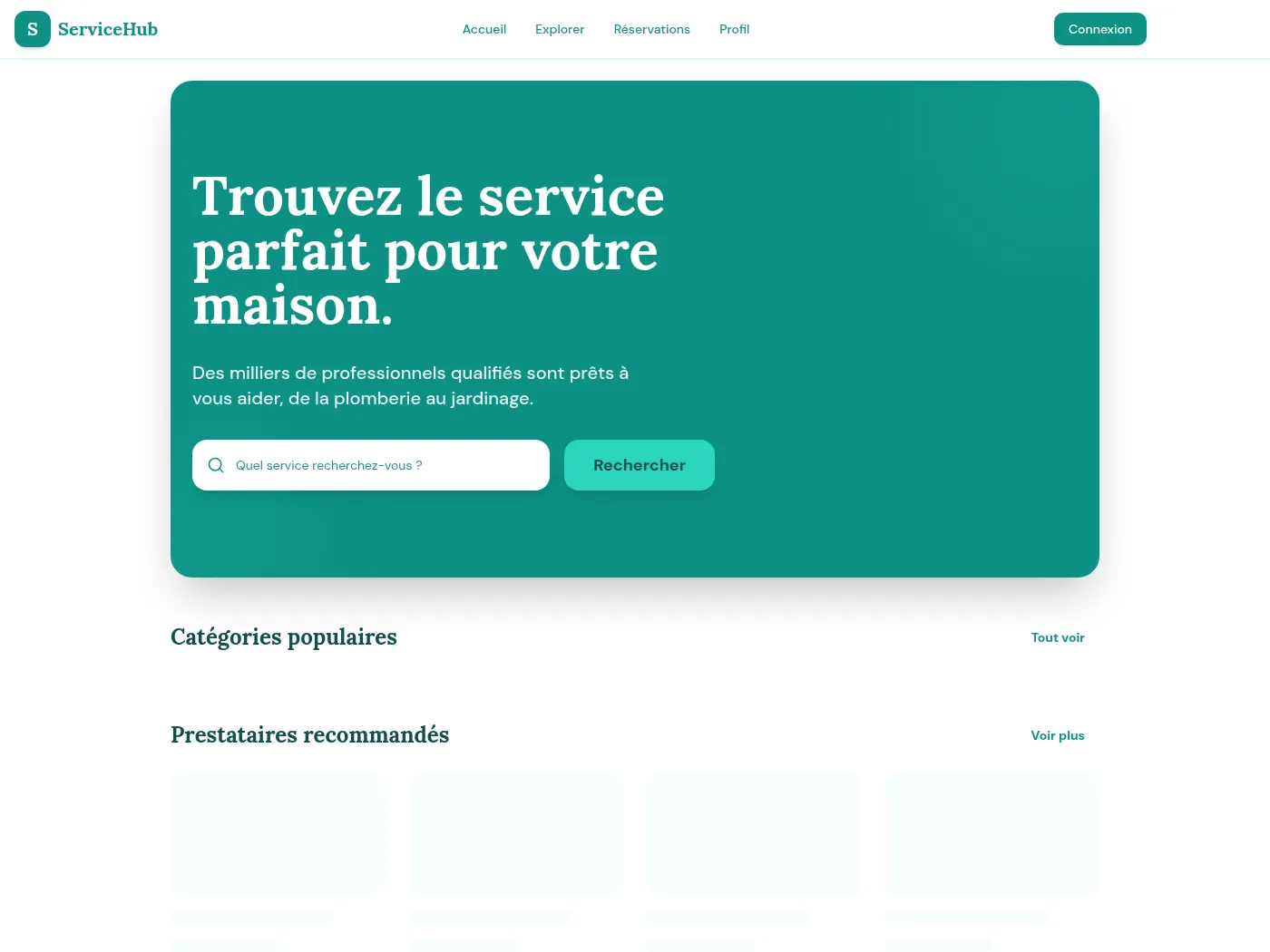 ServiceHub Platform
