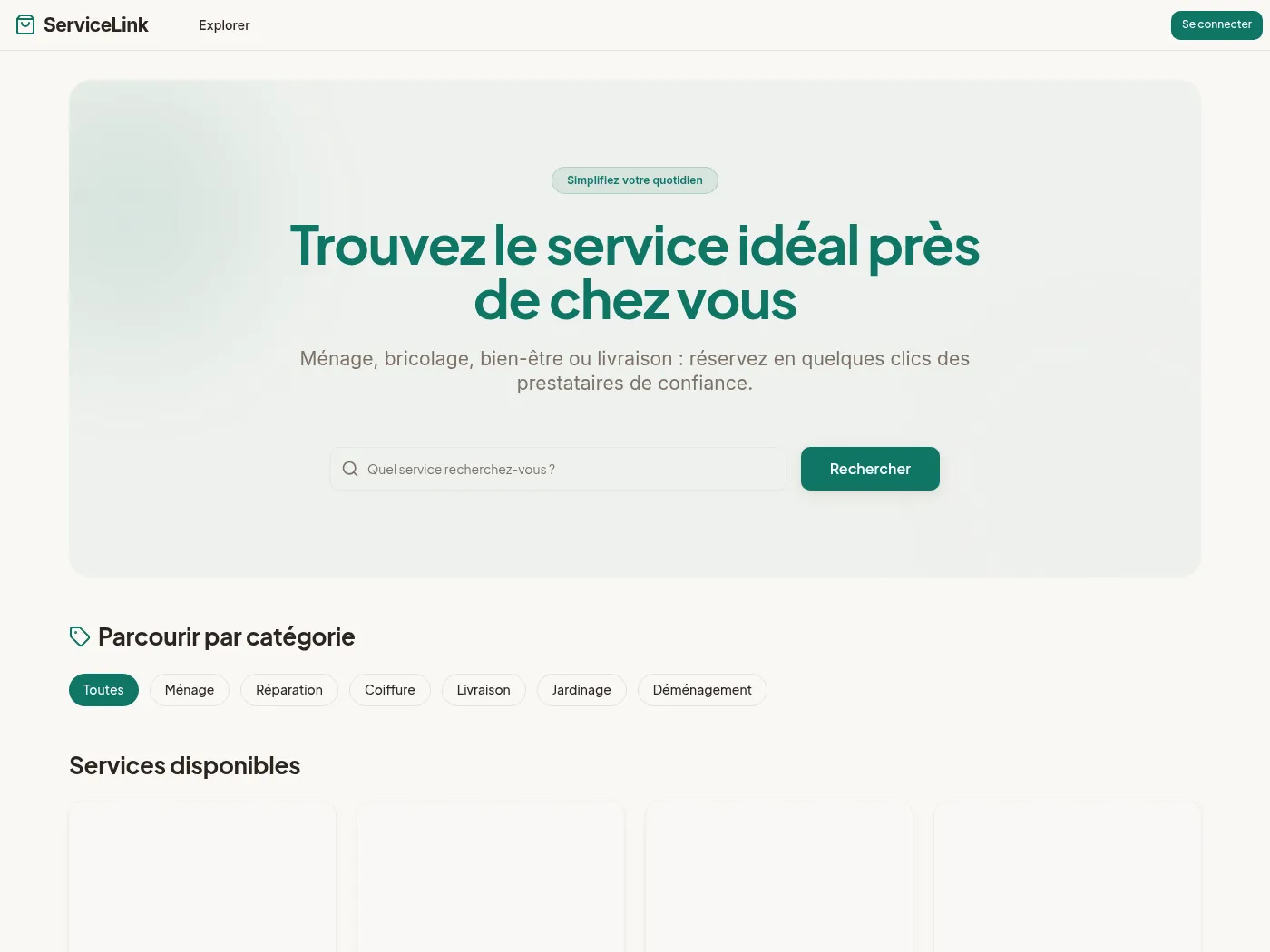 ServiceLink Marketplace