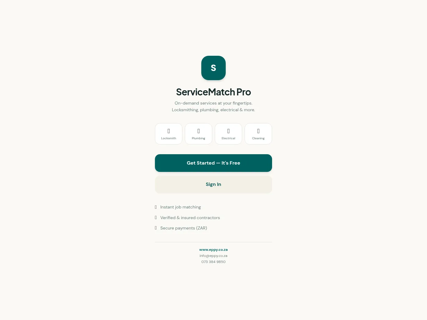ServiceMatch Pro