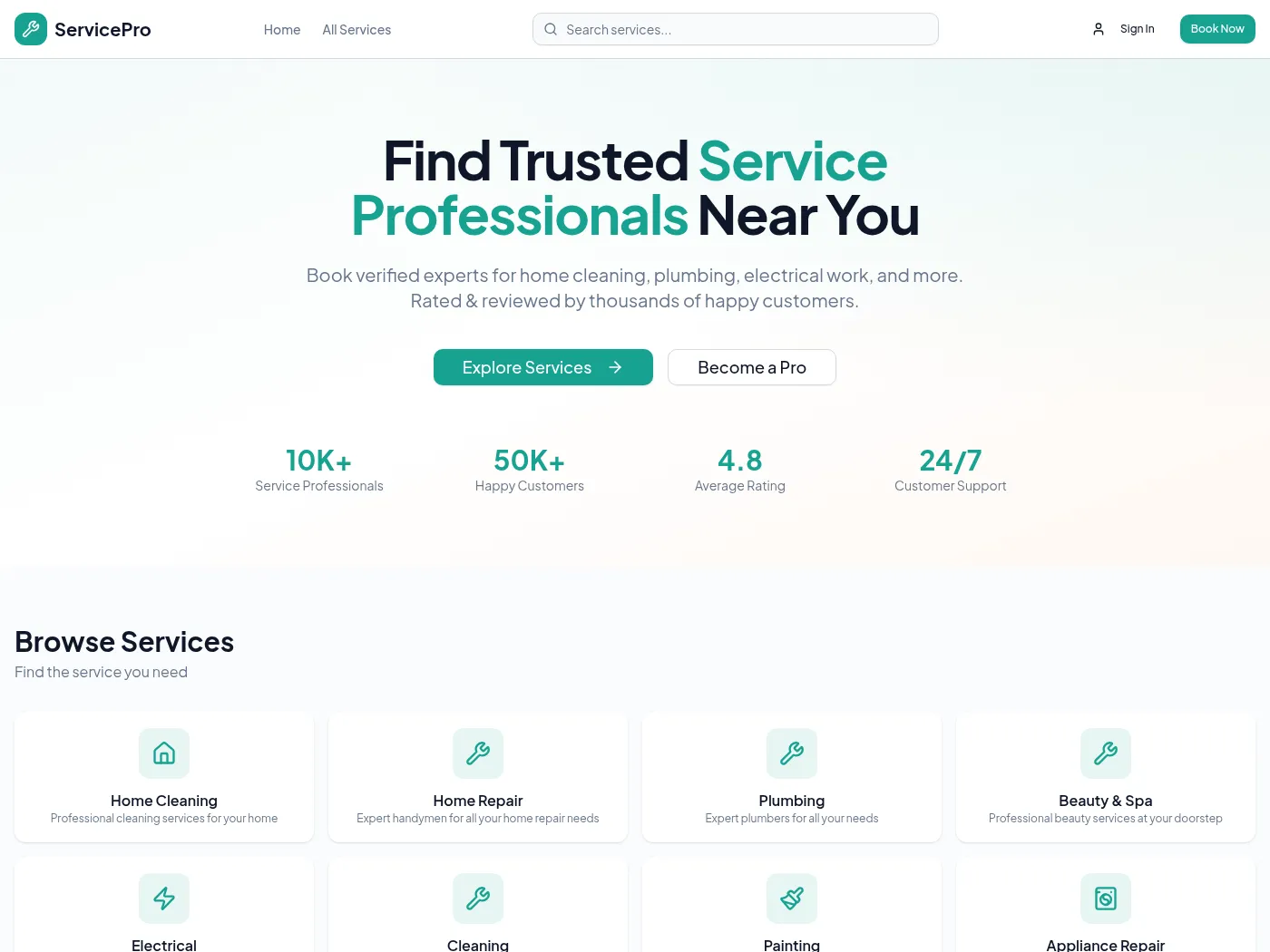 ServicePro Hub
