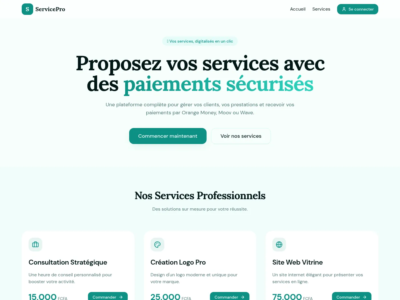 ServicePro Web Portal