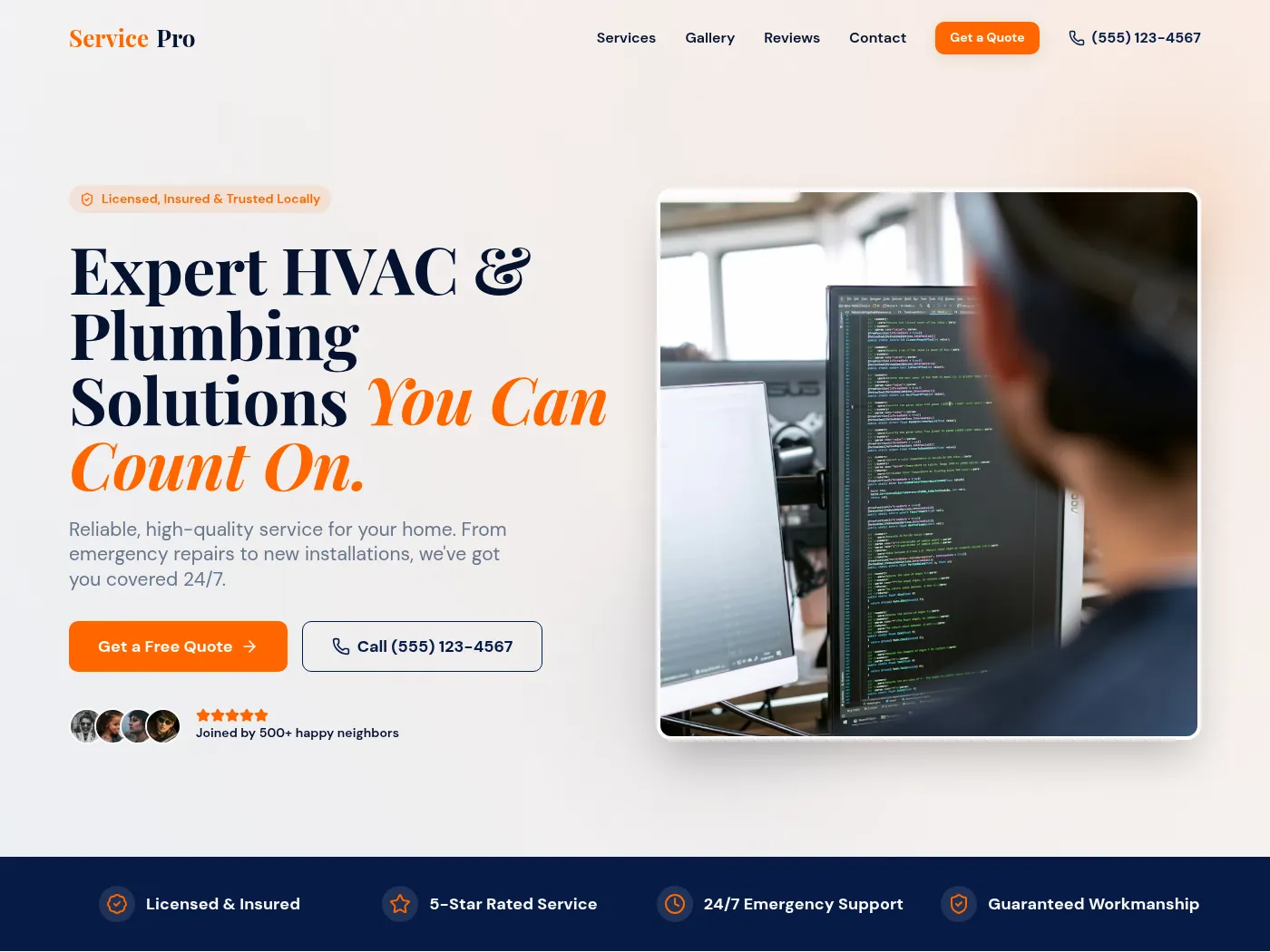 ServicePro Web Hub