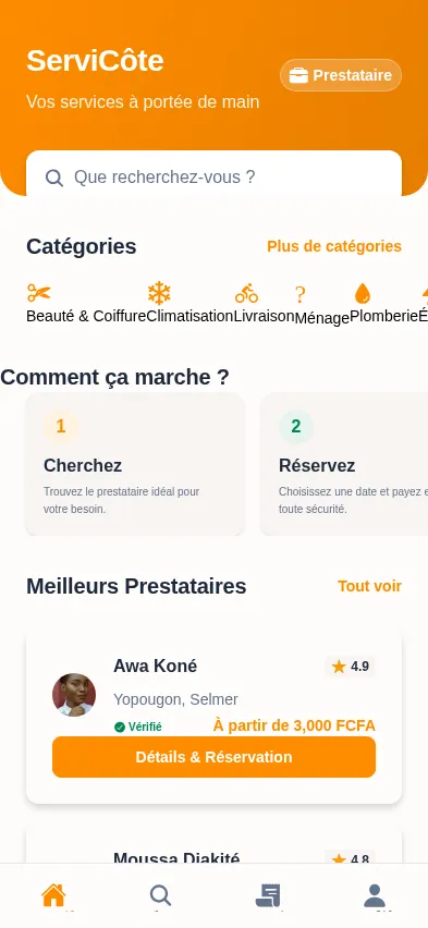 ServiCôte On-Demand