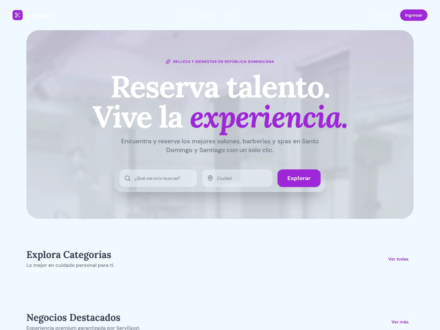 ServiSpot Marketplace