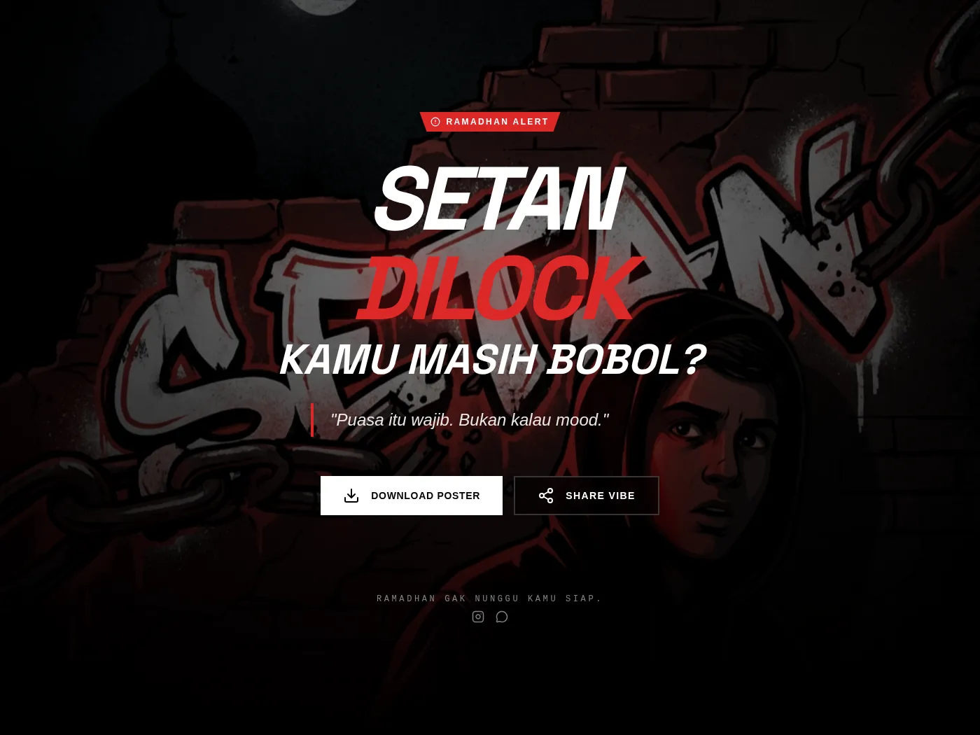 Setan Dilock Poster